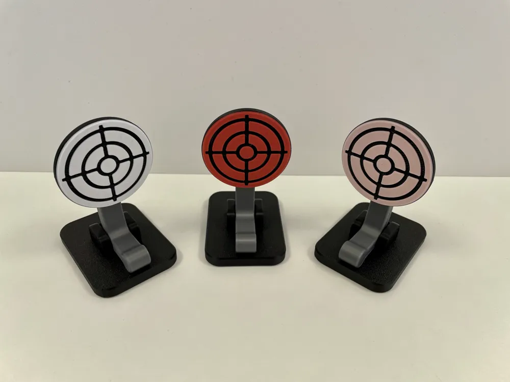 Target for rubberband guns, disc shooter etc - Free 3D Print Model ...