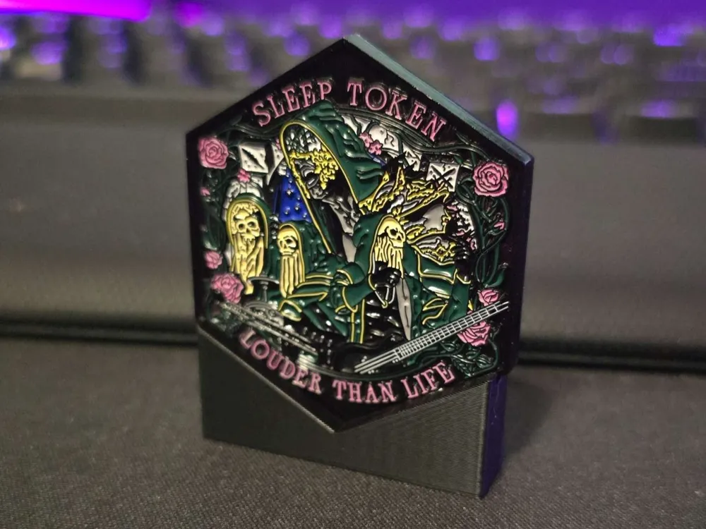 Sleep Token Coin Stand by nightwolf9182 MakerWorld: Download Free 3D Models