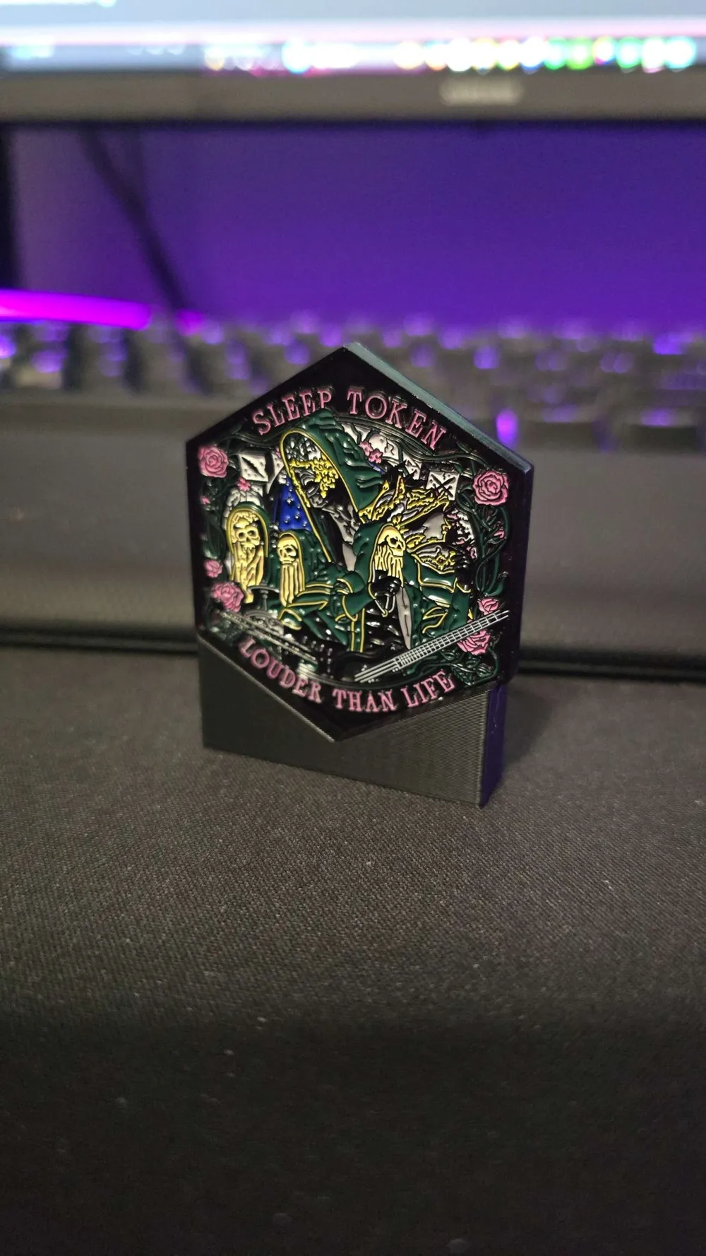 Sleep Token Coin Stand by nightwolf9182 MakerWorld: Download Free 3D Models