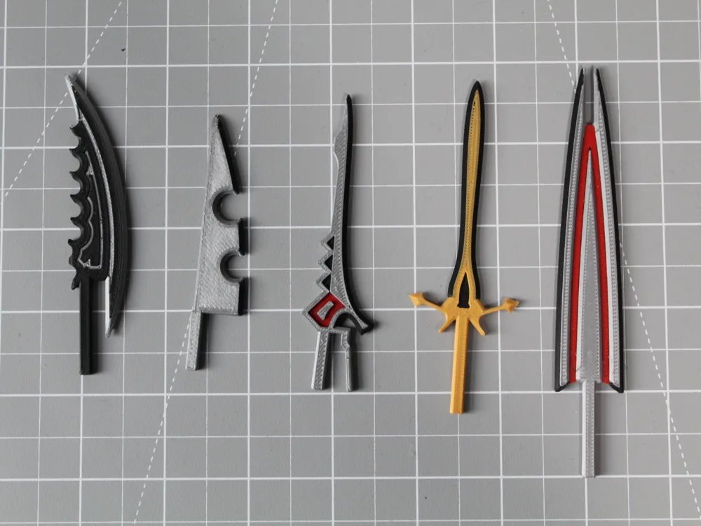 Demon Slayer Swords for Dummy 13 - Free 3D Print Model - MakerWorld