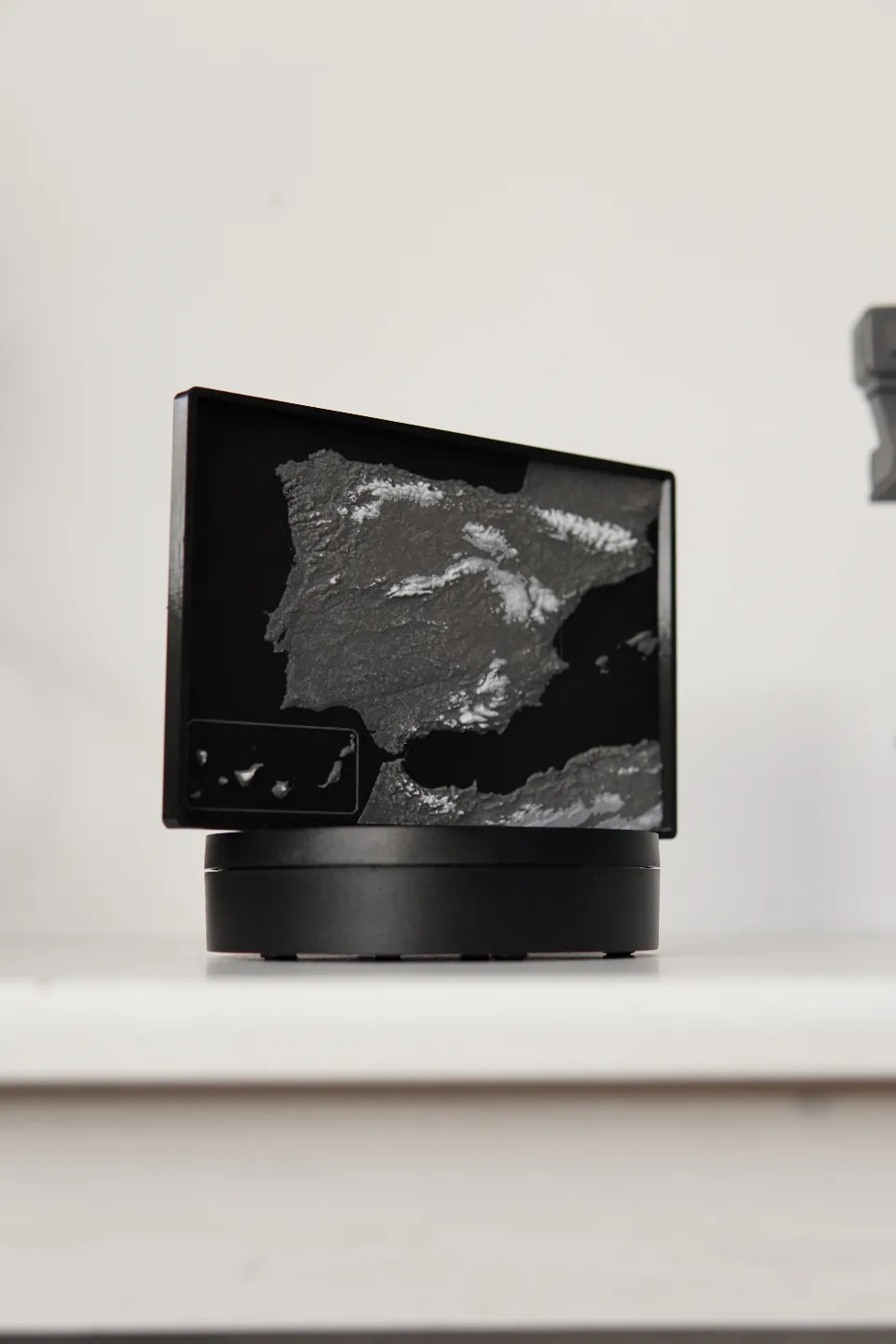 Topography Map of Spain - Iberian Peninsula by theStonefoxMakerWorld: Download Free 3D Models