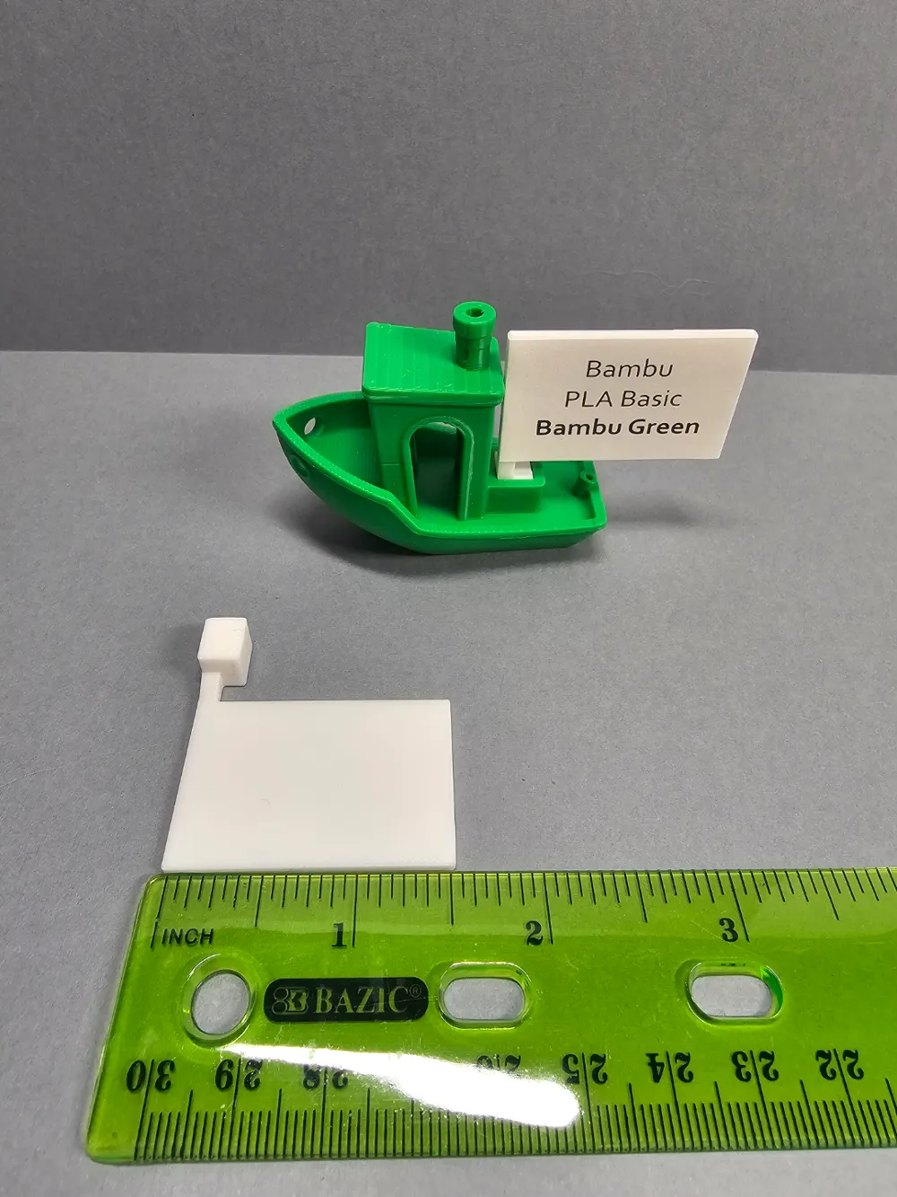 Benchy Label Flag (1x1.5in) Remixed by HRM_Studios - MakerWorld