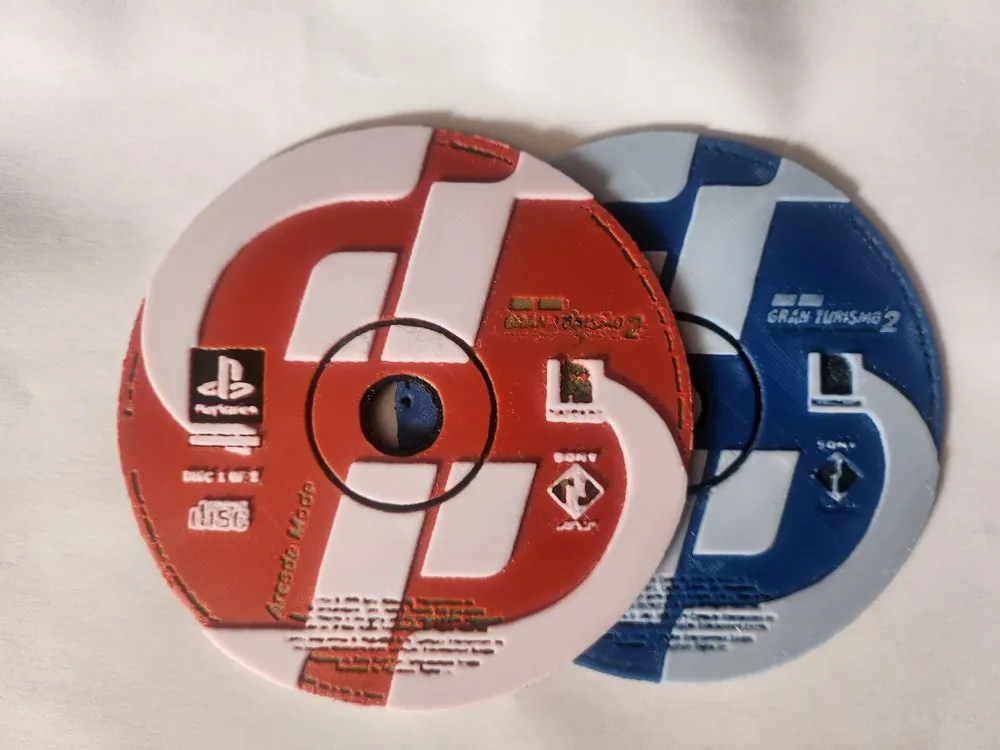 Gran Turismo 2 PS1 Disc – HueForge by keko - MakerWorld