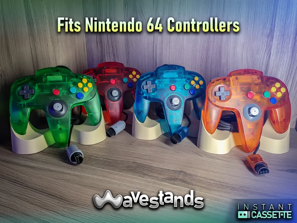 Nintendo 64 Controller Stand - Free 3D Print Model - MakerWorld