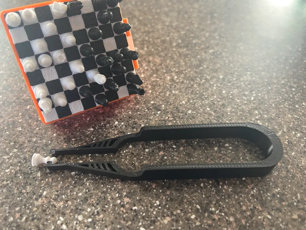 Mini Chess Tweezers for Dr Operator's Chess Ring - Free 3D Print Model ...