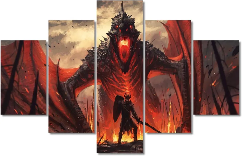 Wall Art Hueforge Dragon by Hrbecek - MakerWorld