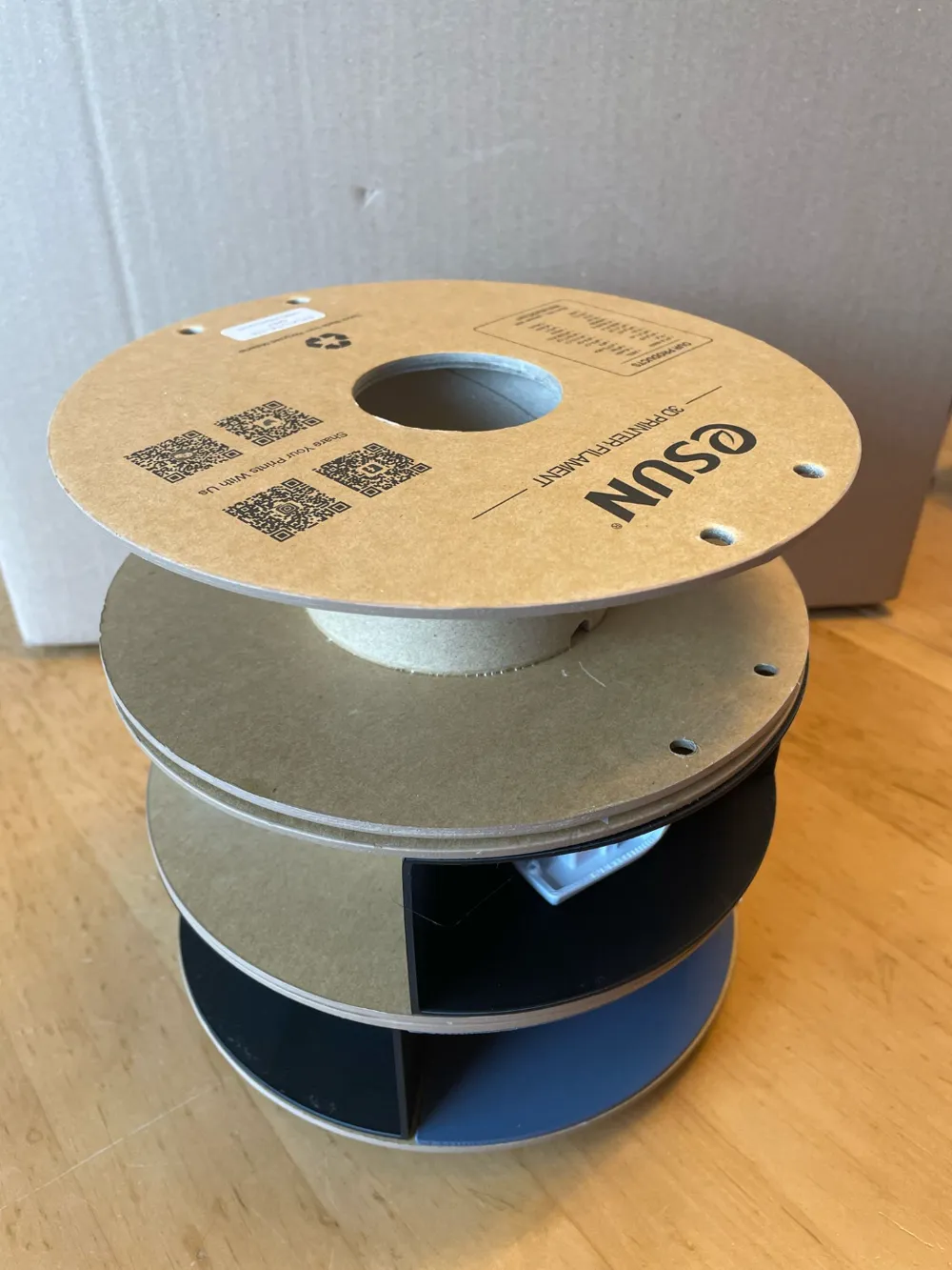 Rotatable Spool Rack (Modular) by Mr. Hades MakerWorld: Download Free 3D Models