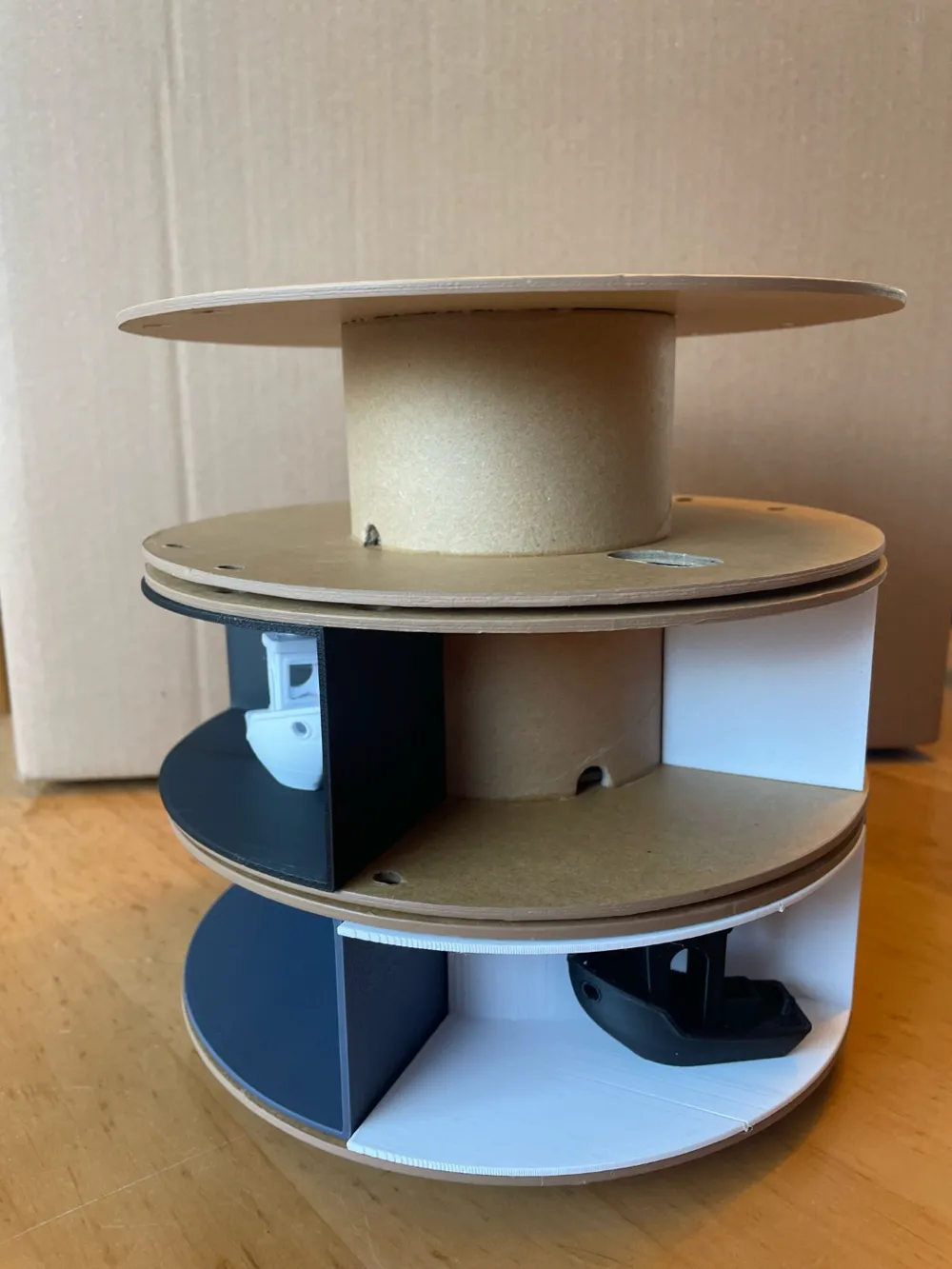 Rotatable Spool Rack (Modular) by Mr. Hades - MakerWorld