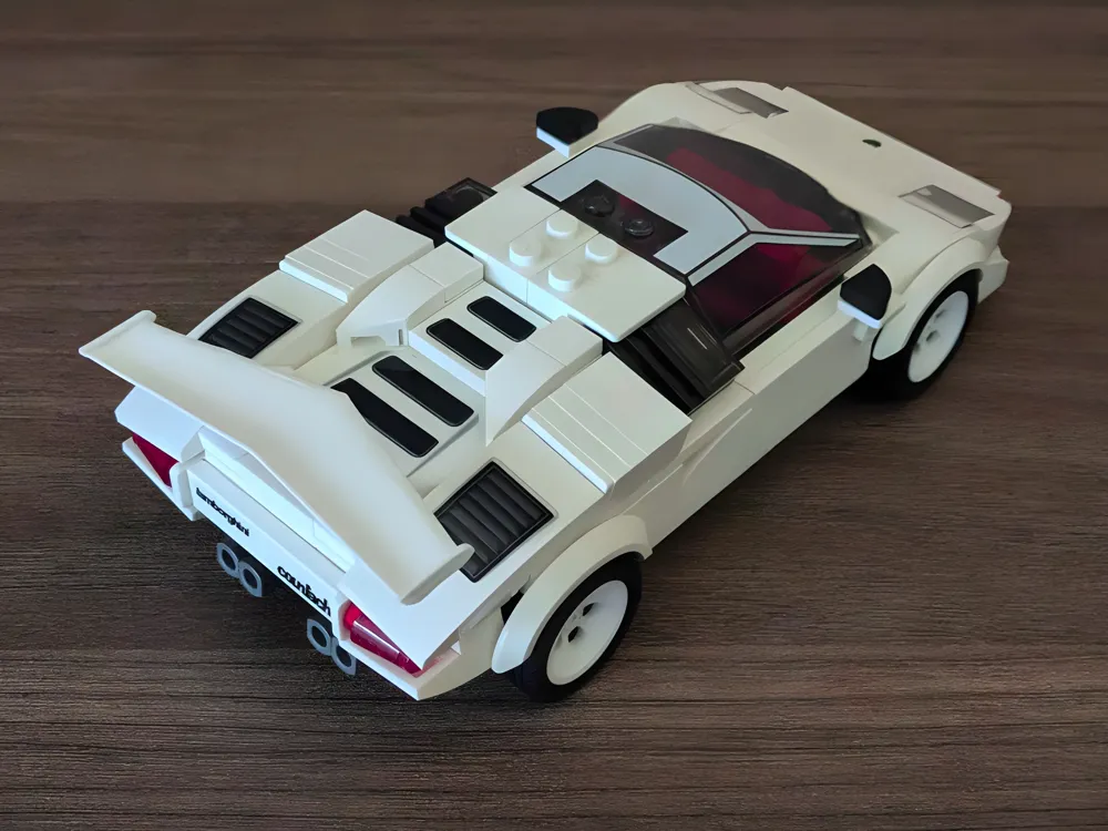 Realistic wing for LËGO Speed Champions Countach - Free 3D Print Model ...