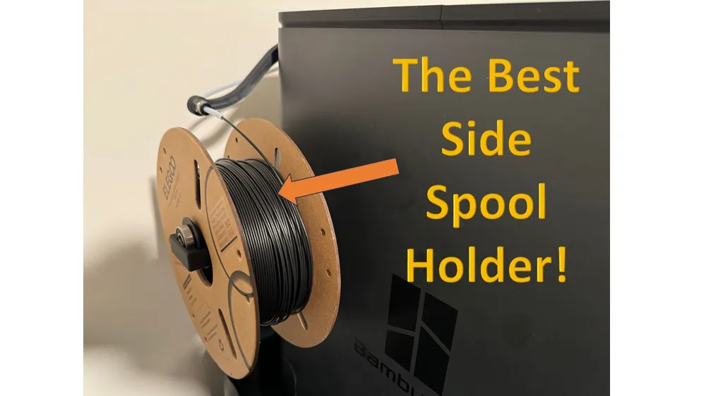 The Best Side Spool Holder (IMO) by kenkamm - MakerWorld