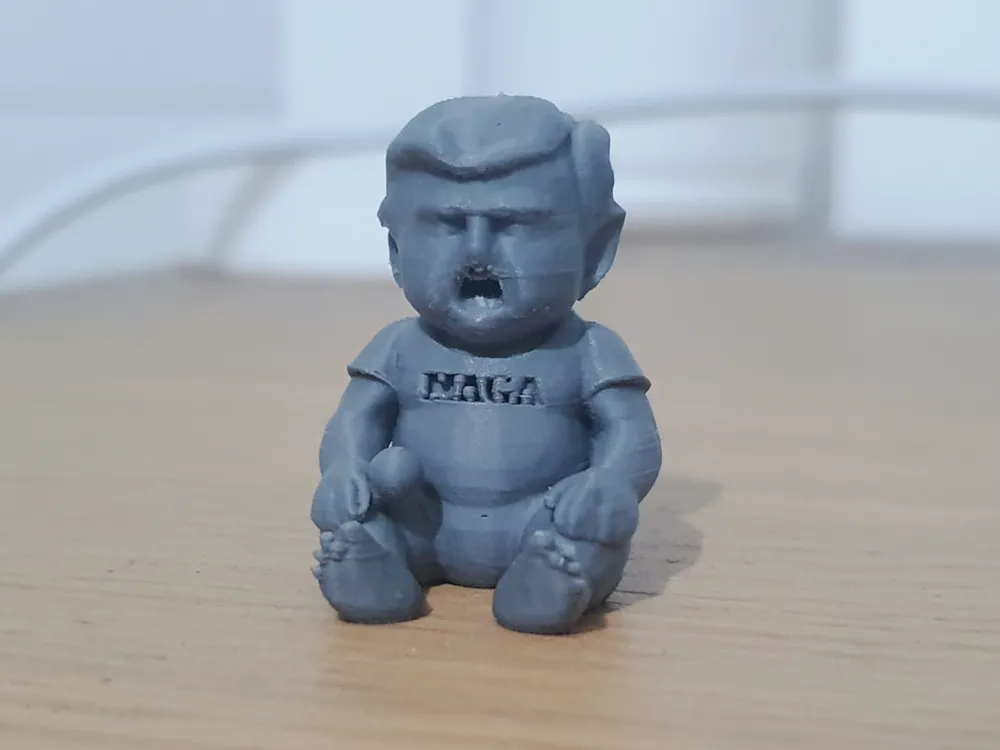 Mini Crying Maga Baby by Ellcato3DMakerWorld: Download Free 3D Models