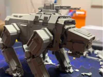 Helldivers 2 Automaton Factory Strider - Free 3D Print Model - MakerWorld