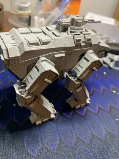 Helldivers 2 Automaton Factory Strider - Free 3D Print Model - MakerWorld