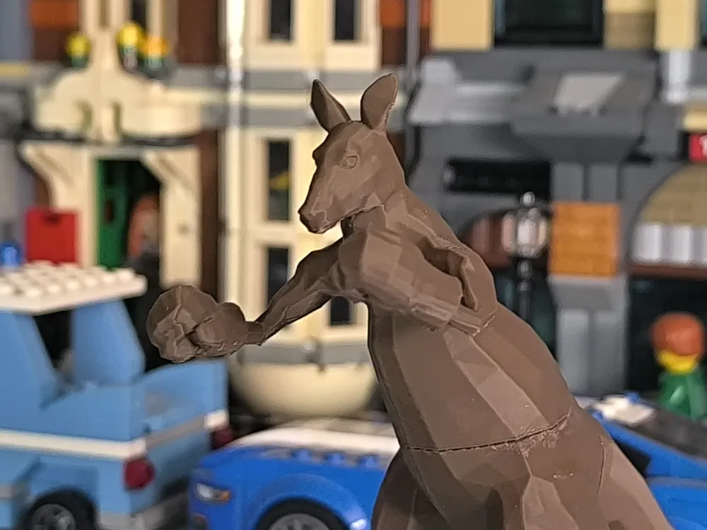 Roger da Saga Tekken, Modelo Low Poly - Modelo gratuito para impressão ...