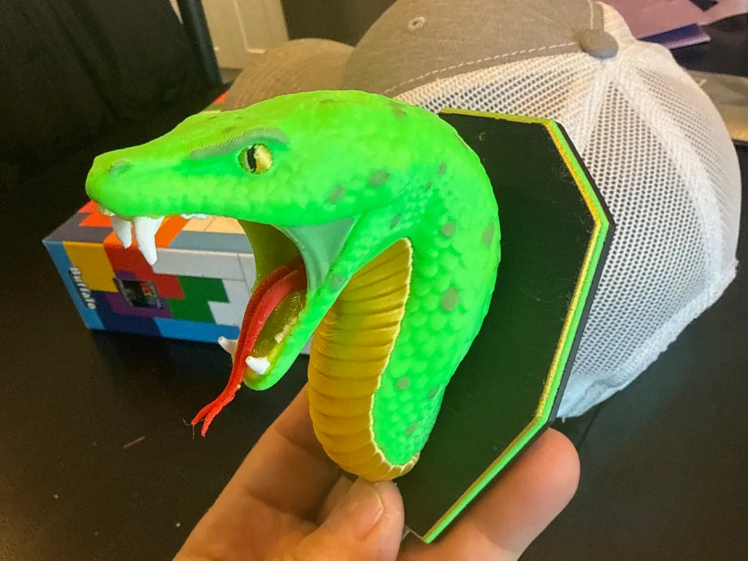Snake Serpent Handle - H2 Series replacement - Free 3D Print Model ...
