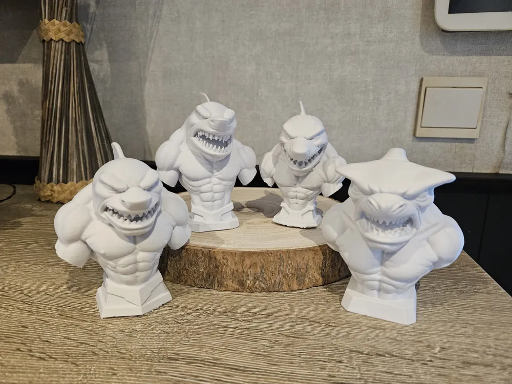 Set de Bustos de Street Sharks - Modelo de impresión 3D gratuito ...
