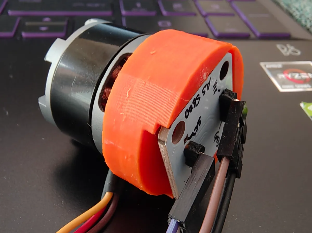 AS5600 ENCODER MOUNT FOR 2208 GIMBAL MOTOR - Free 3D Print Model ...