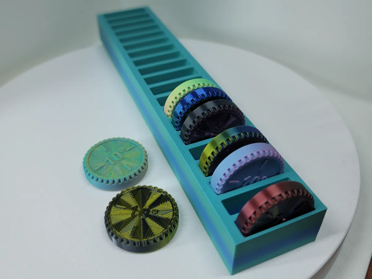 Filament Coin Holder - Free 3D Print Model - MakerWorld