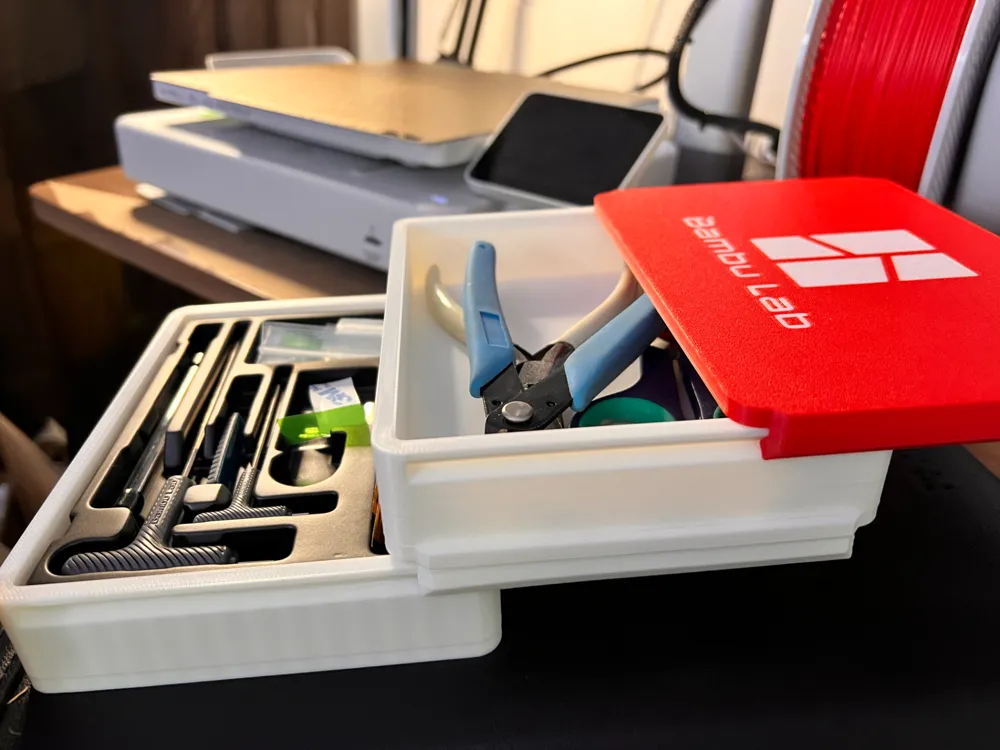 Stackable Bambu accessories boxes Remixed by Alfa_sentry - MakerWorld