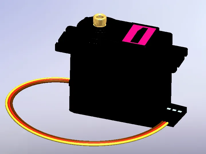 MG 996R Servo Model - Free 3D Print Model - MakerWorld