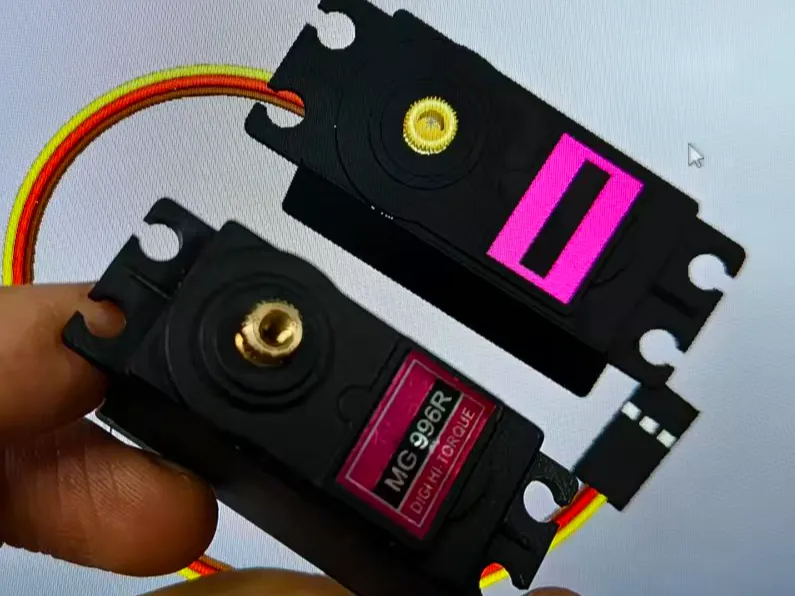 MG 996R Servo Model - Free 3D Print Model - MakerWorld