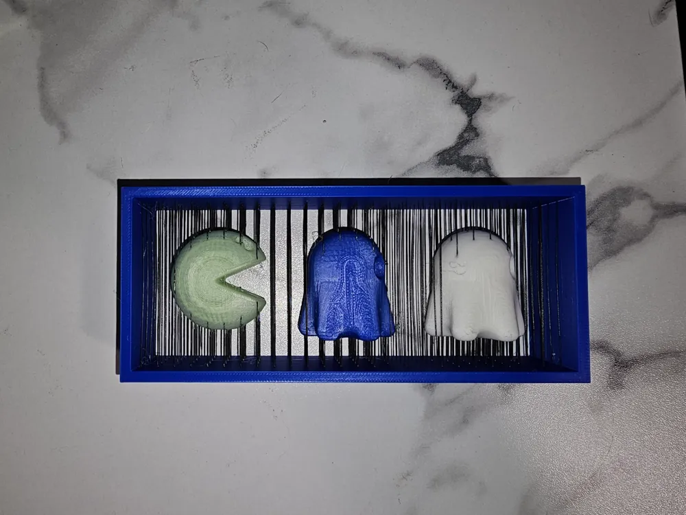 Pacman Suspended String by justwood MakerWorld: Download Free 3D Models