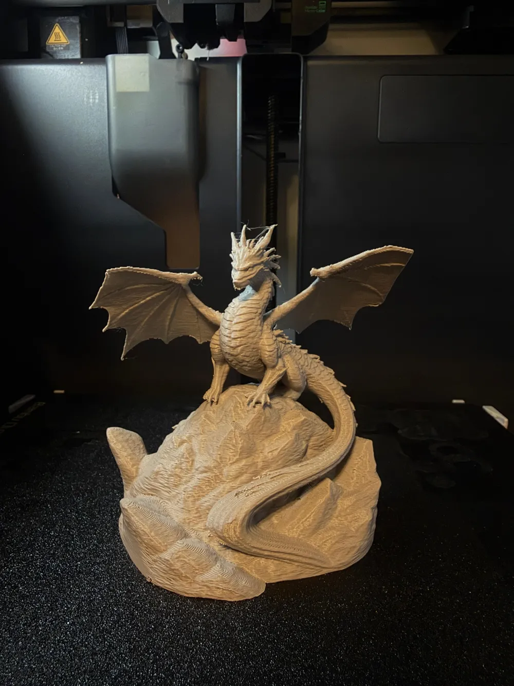 Mountain Sentinel Dragon - Free 3D Print Model - MakerWorld