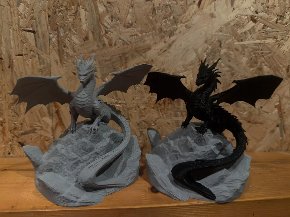 Mountain Sentinel Dragon - Free 3D Print Model - MakerWorld