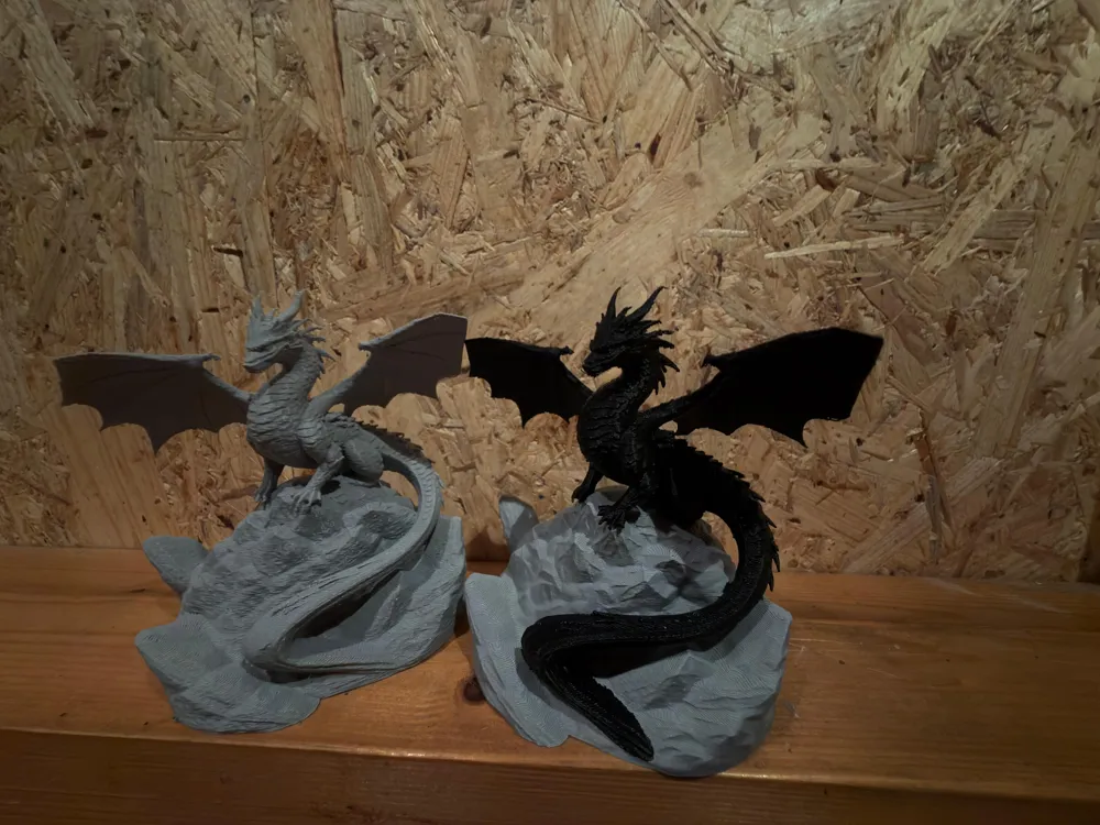 Mountain Sentinel Dragon - Free 3D Print Model - MakerWorld
