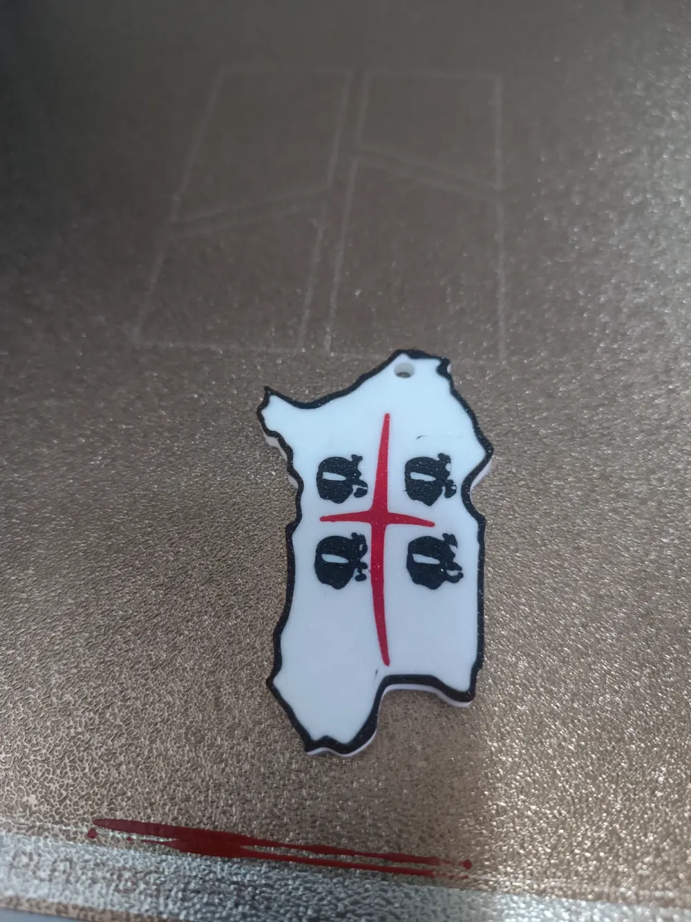 Sardegna keychain - Free 3D Print Model - MakerWorld