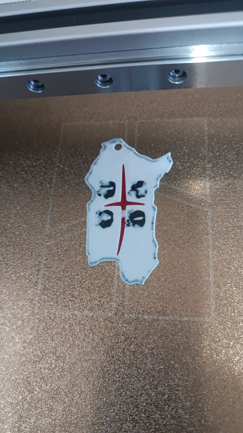 Sardegna keychain - Free 3D Print Model - MakerWorld