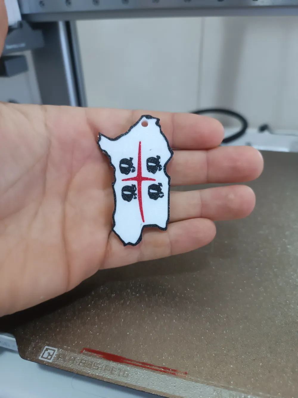 Sardegna keychain - Free 3D Print Model - MakerWorld