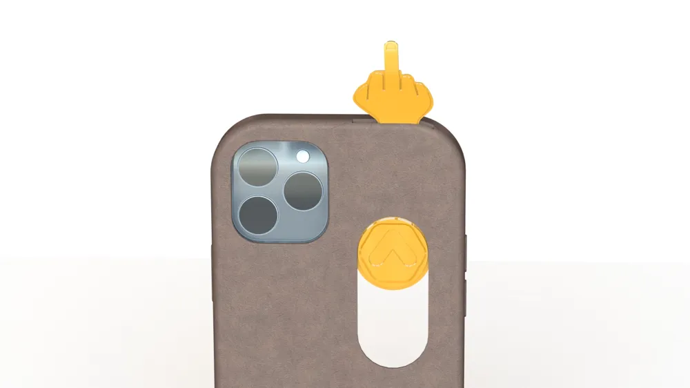 Iphone 16 Pro Max Case - Sliding Middle Finger by 3DXAV MakerWorld ...