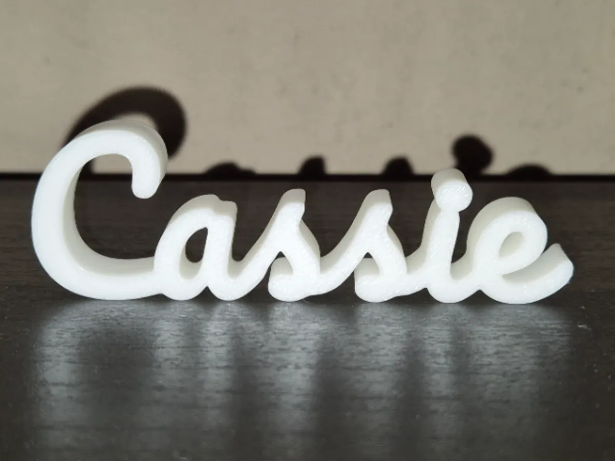 Cassie Name Sign Display Decor by GabT MakerWorld: Download Free 3D Models
