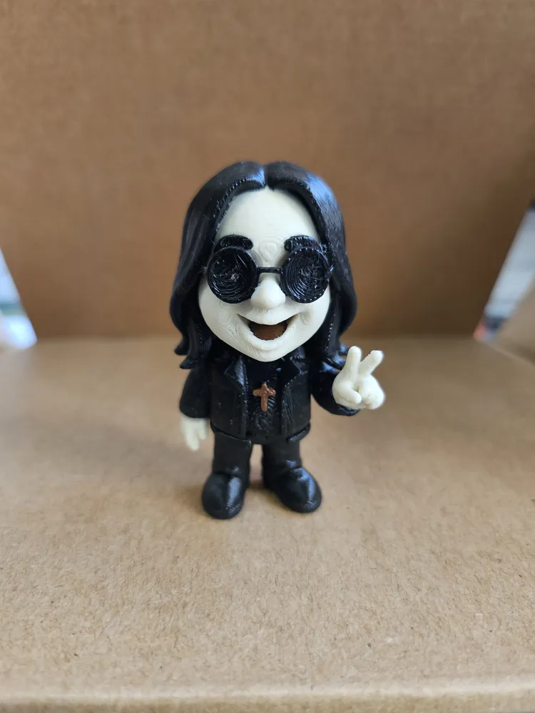 figura flexi micro articulada de ozzie osborne - Modelo de impresión 3D ...