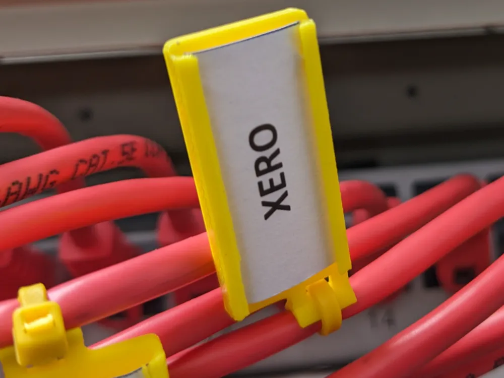 Cable LAN ethernet TAG / label Remixed by GCIMakerWorld: Download Free ...