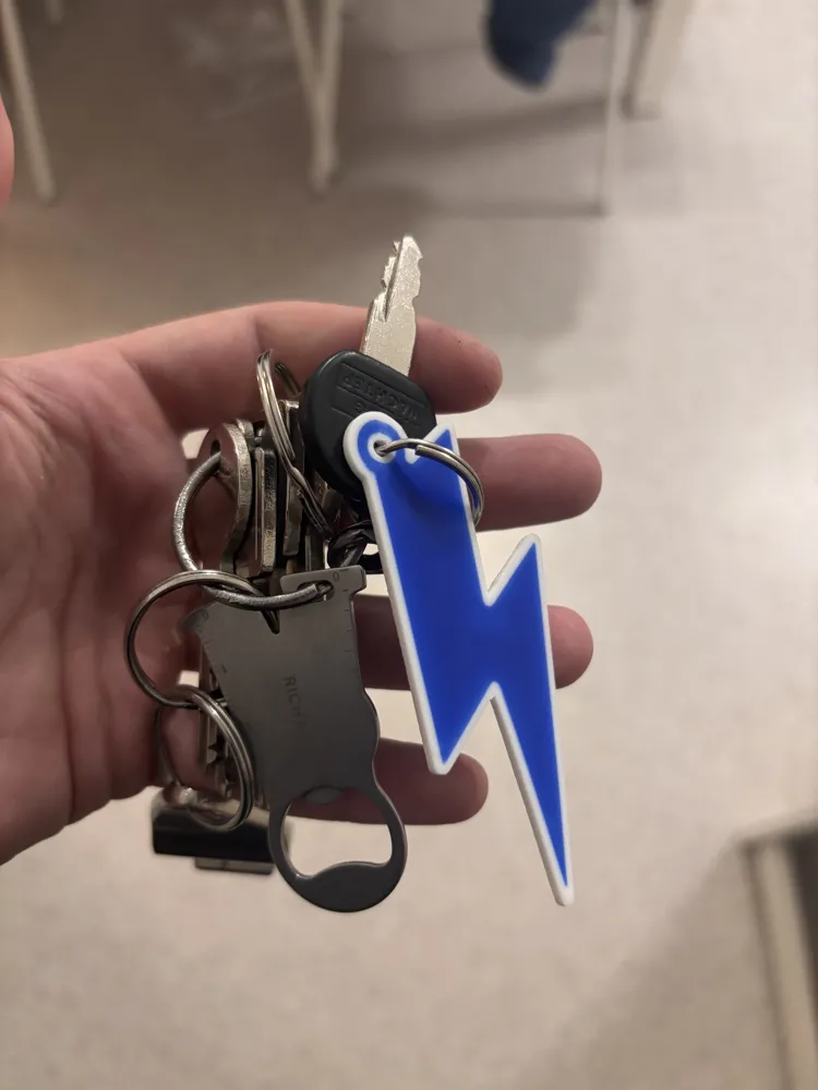 Zeus Lightning / Keychain by Jonas S. MakerWorld: Download Free 3D Models