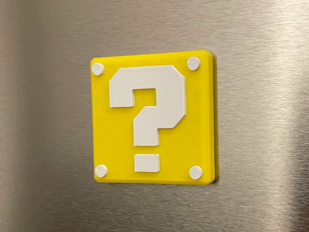 Super Mario fridge magnet - Free 3D Print Model - MakerWorld