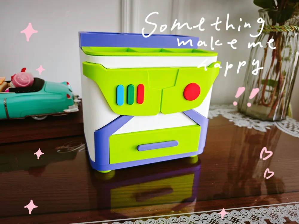 Multifunctional cartoon desktop organizer for toys and stationery ...