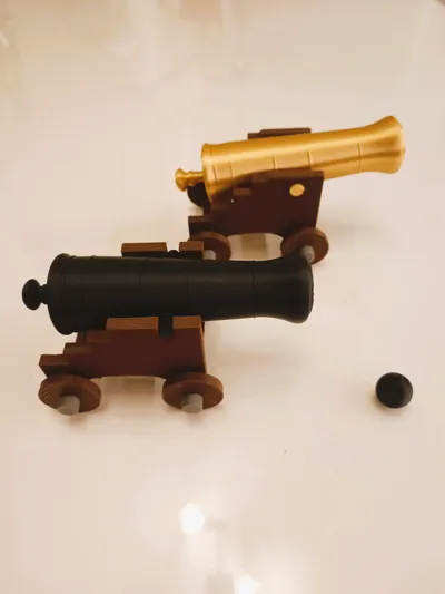 Long Nine – Ship Cannon - Free 3D Print Model - MakerWorld