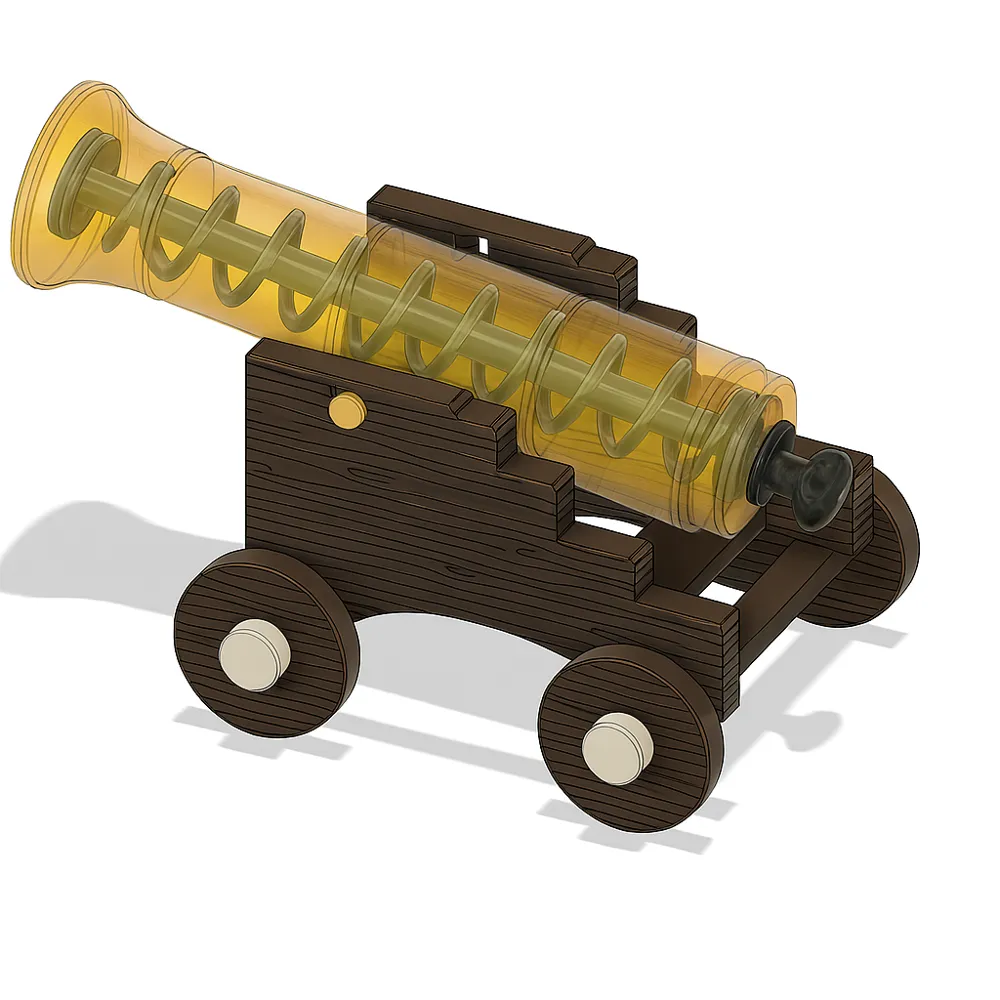 Long Nine – Ship Cannon - Free 3D Print Model - MakerWorld