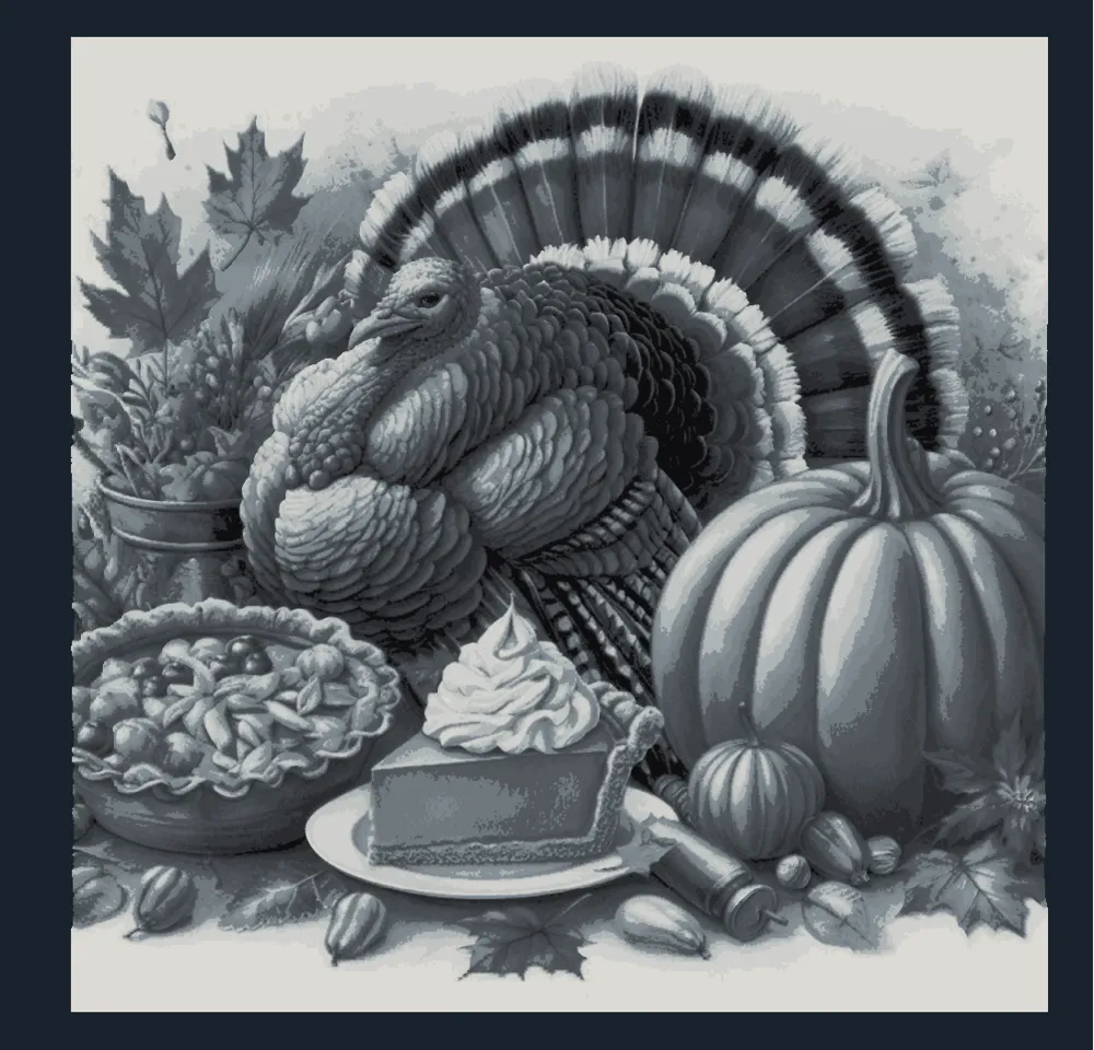 Thanksgiving - Hueforge 4 color filament painting by Swiger3D - MakerWorld