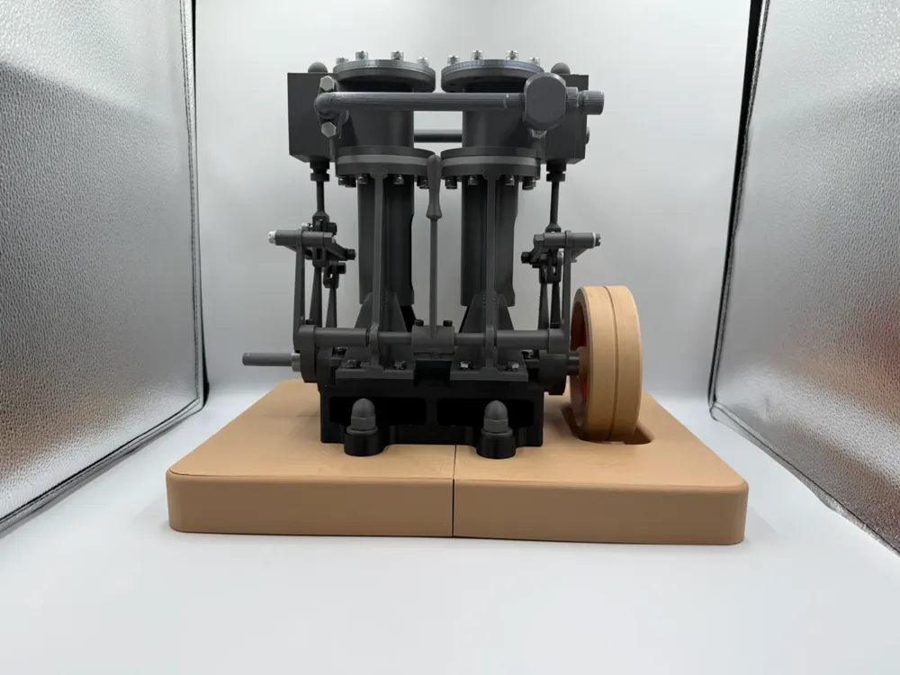 Double cylinder steam engine with reverse gear-BOM by Swiss_Hedgehog ...