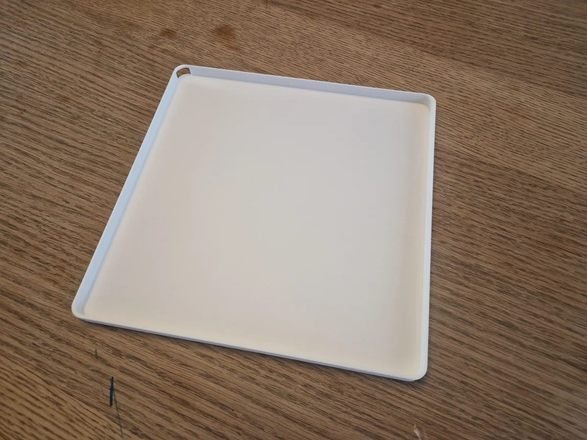 Tray 220x220 with optional silica opening - Free 3D Print Model ...