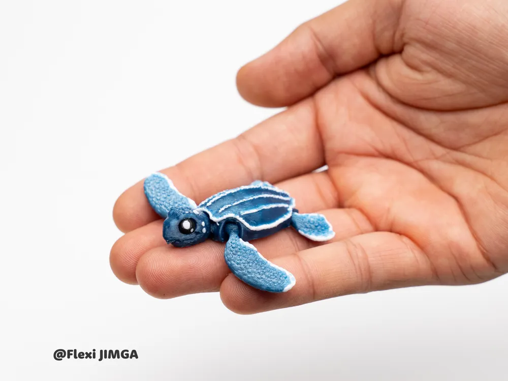 Mini Flexi Schildkröte | Schlüsselanhänger-Version – Kostenloses 3D ...