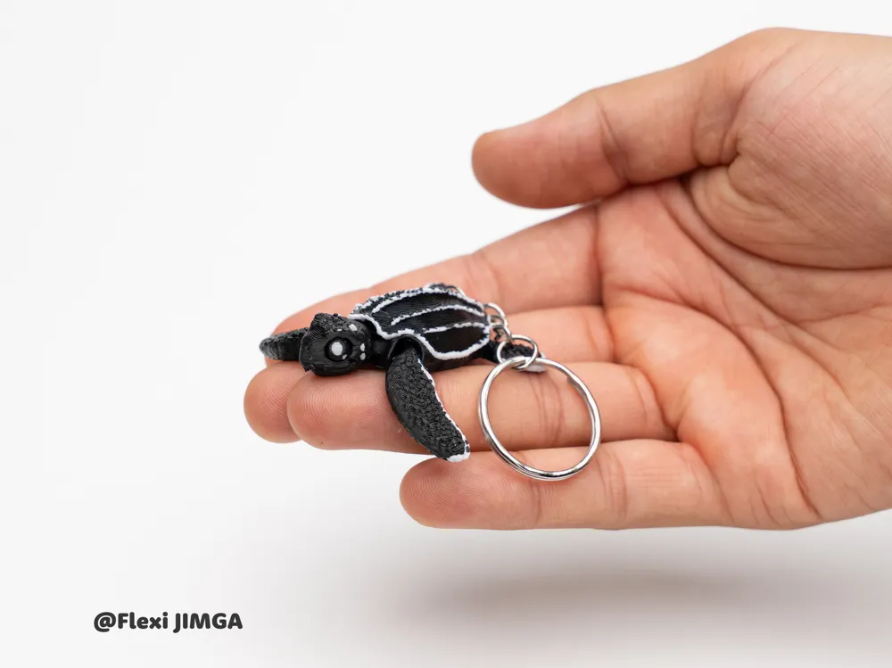Mini Flexi Schildkröte | Schlüsselanhänger-Version – Kostenloses 3D ...