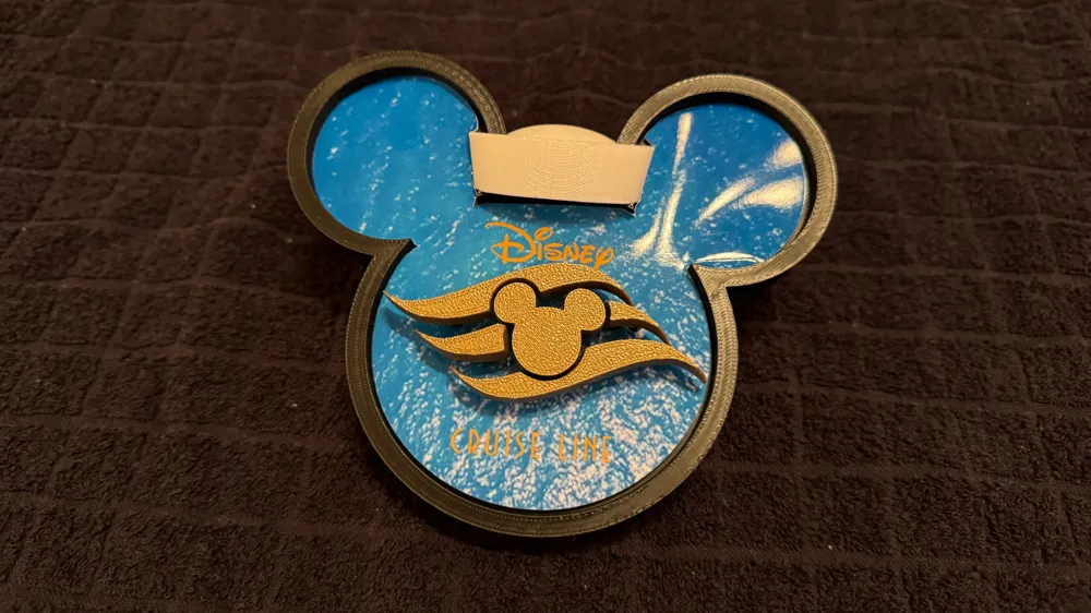 Cruise Ship Door Decoration - DCL Logo w/ Cap Blk by BirdsOfPreyDave ...