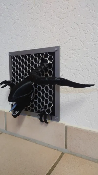 Alien Xenomorph Air Vent Wall Decoration Remixed by To-BiMakerWorld ...