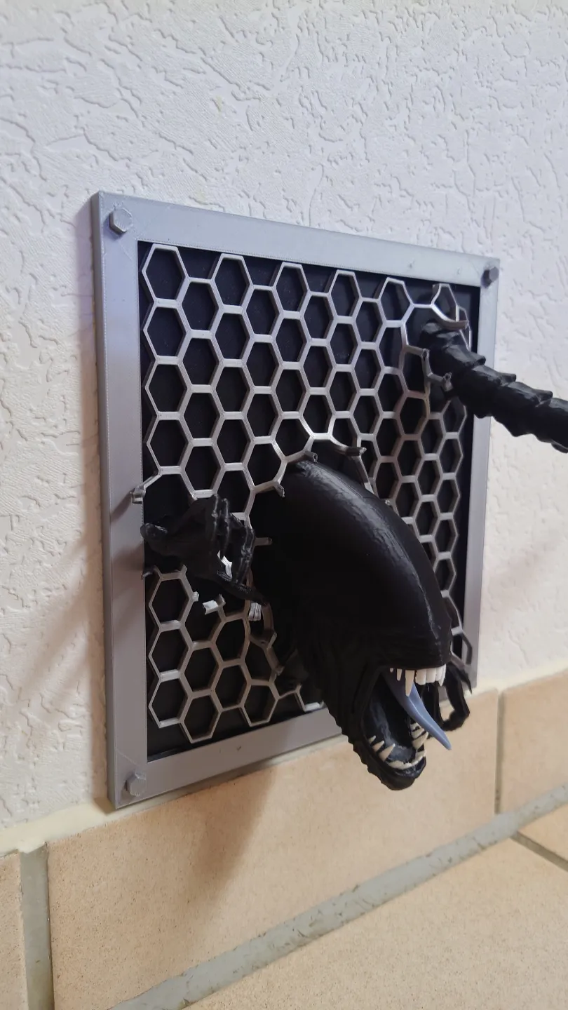 Alien Xenomorph Air Vent Wall Decoration Remixed by To-Bi MakerWorld ...
