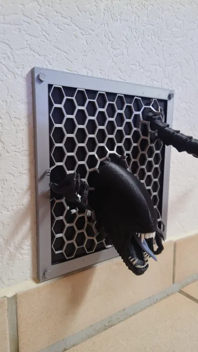 Alien Xenomorph Air Vent Wall Decoration Remixed by To-BiMakerWorld ...
